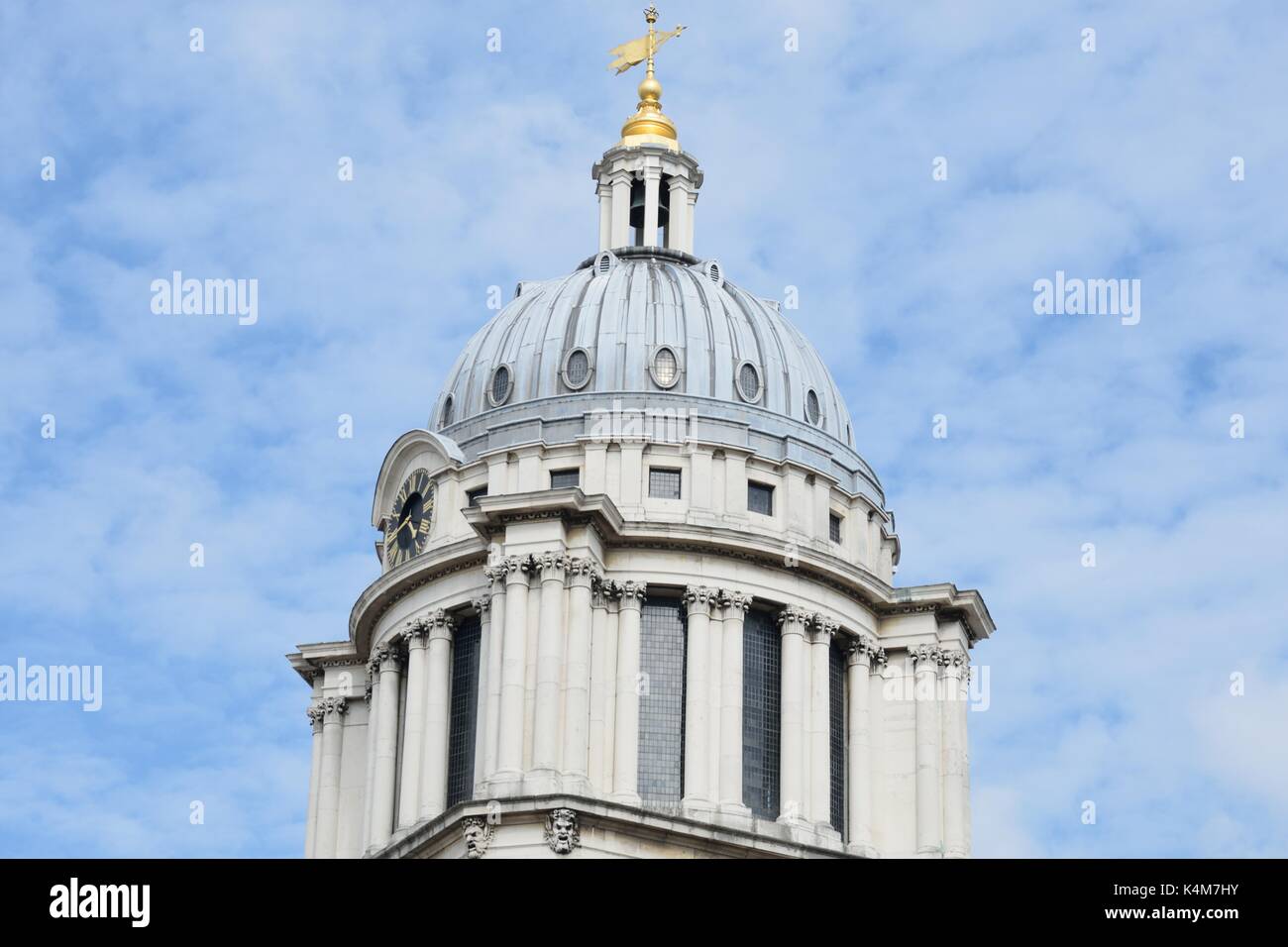 Top of Greenwich Naval college dome Stock Photo - Alamy