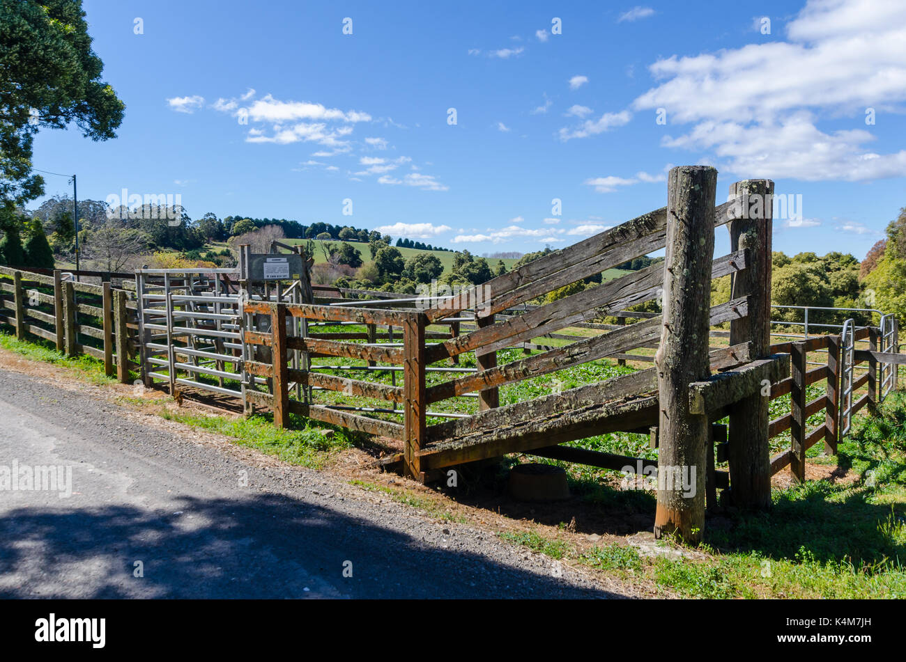 Cattle station yards hi-res stock photography and images - Alamy