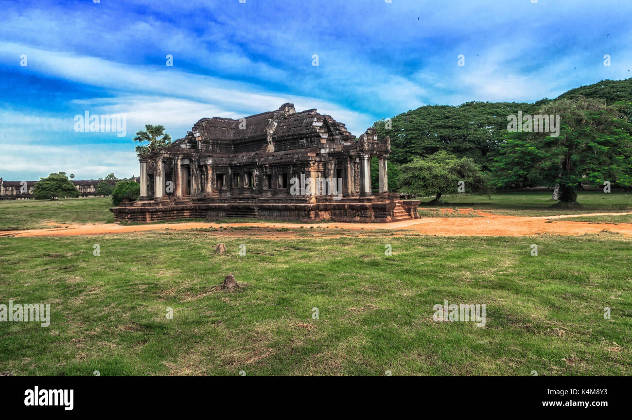 Library in Angkor Wat, Siem reap, Cambodia Stock Photo - Alamy