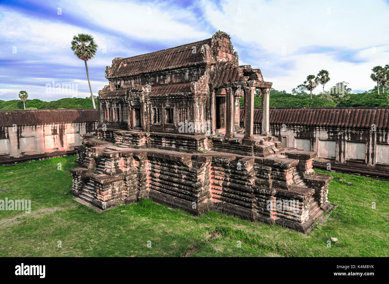 Ancient library in Angkor Wat Temple, Cambodia Stock Photo - Alamy