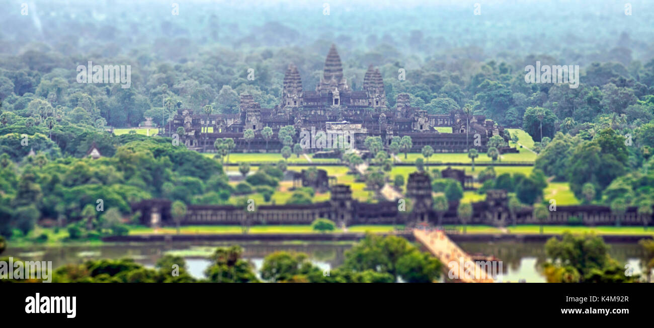Angkor wat aerial hi-res stock photography and images - Alamy