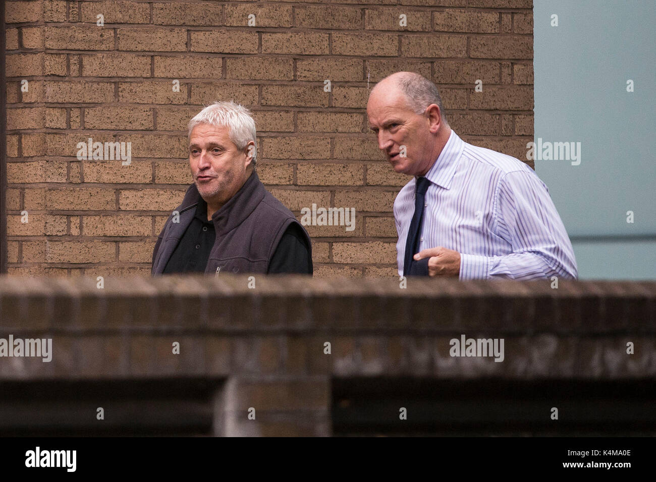 Former wales international mark aizlewood arrive southwark crown court ...