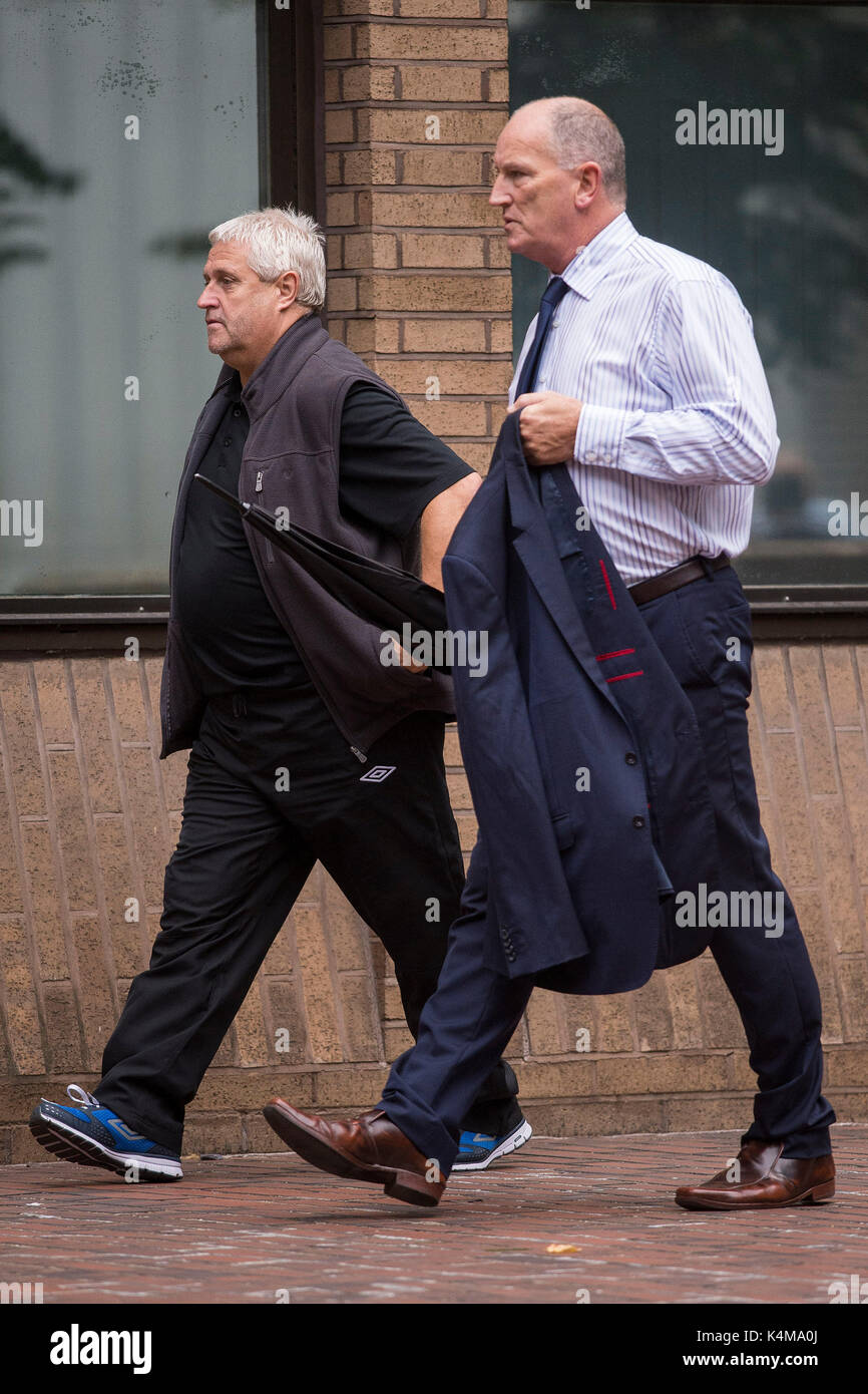 Former wales international mark aizlewood arrive southwark crown court ...