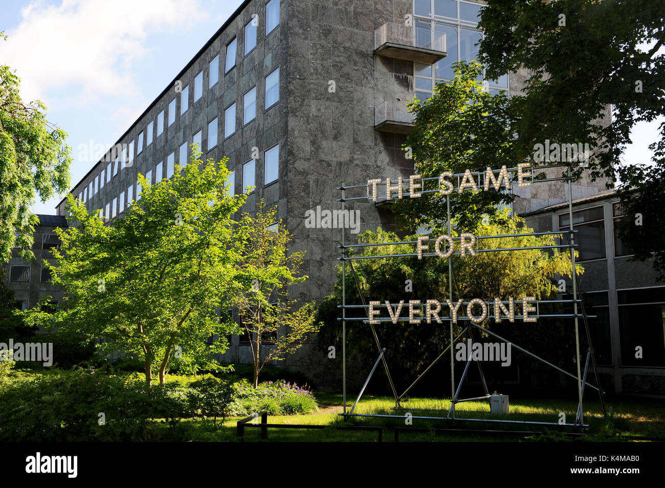 The installation "The Same for Everyone" by acclaimed Scottish artist ...