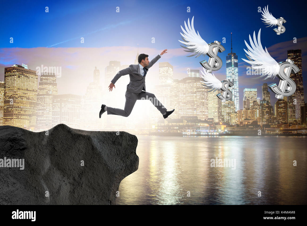 Angel leaping hi-res stock photography and images - Alamy