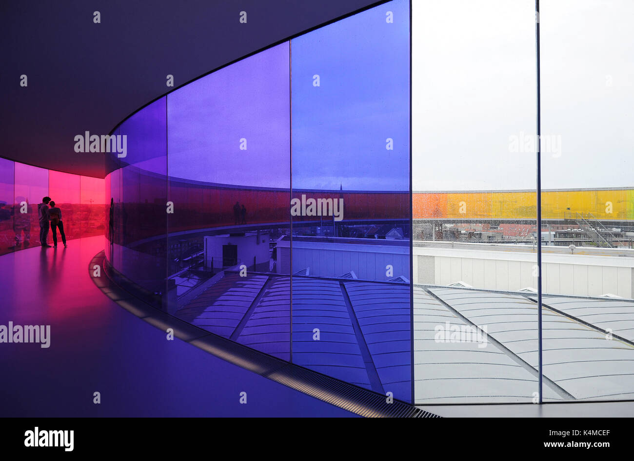 Olafur Eliasson's spectacular work of art on the roof of the ARoS ...