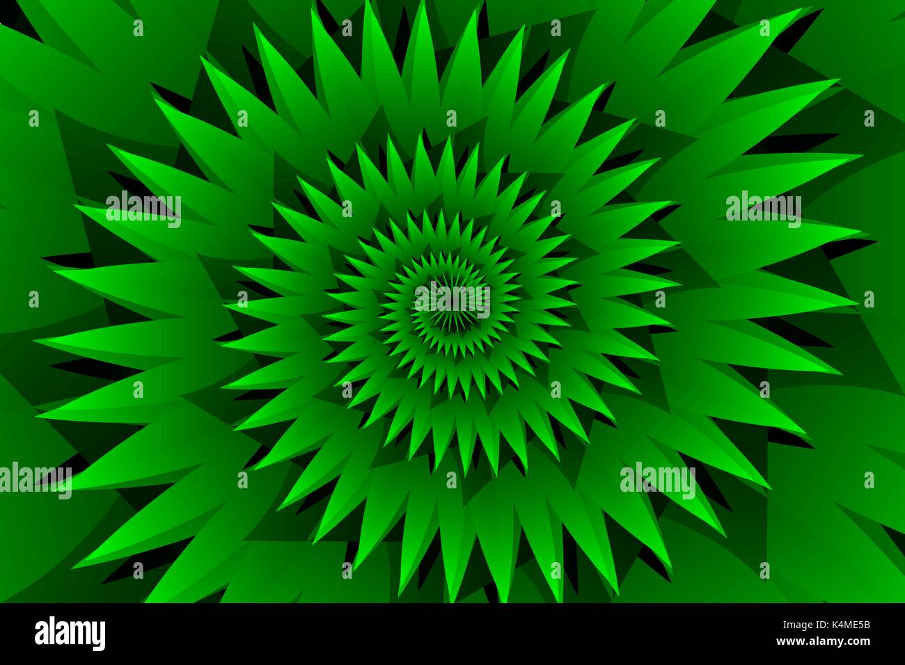 Star green abstract vector pattern, Concentric star shapes - green ...
