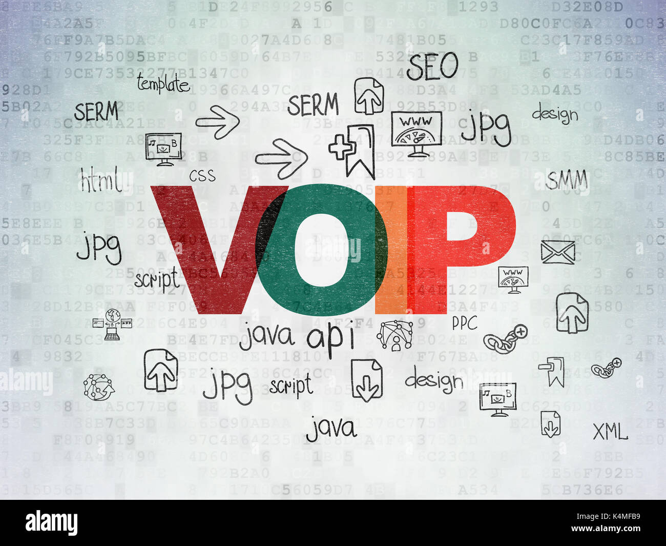 Web development concept painted hi-res stock photography and images - Alamy