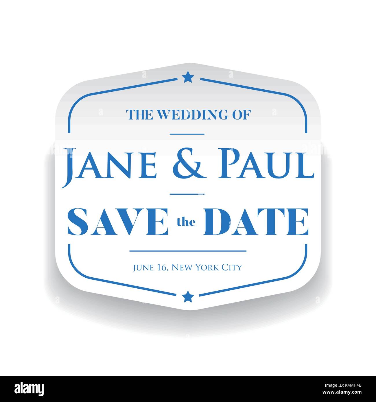 Save the Date wedding announcement vector Stock Vector Image & Art - Alamy