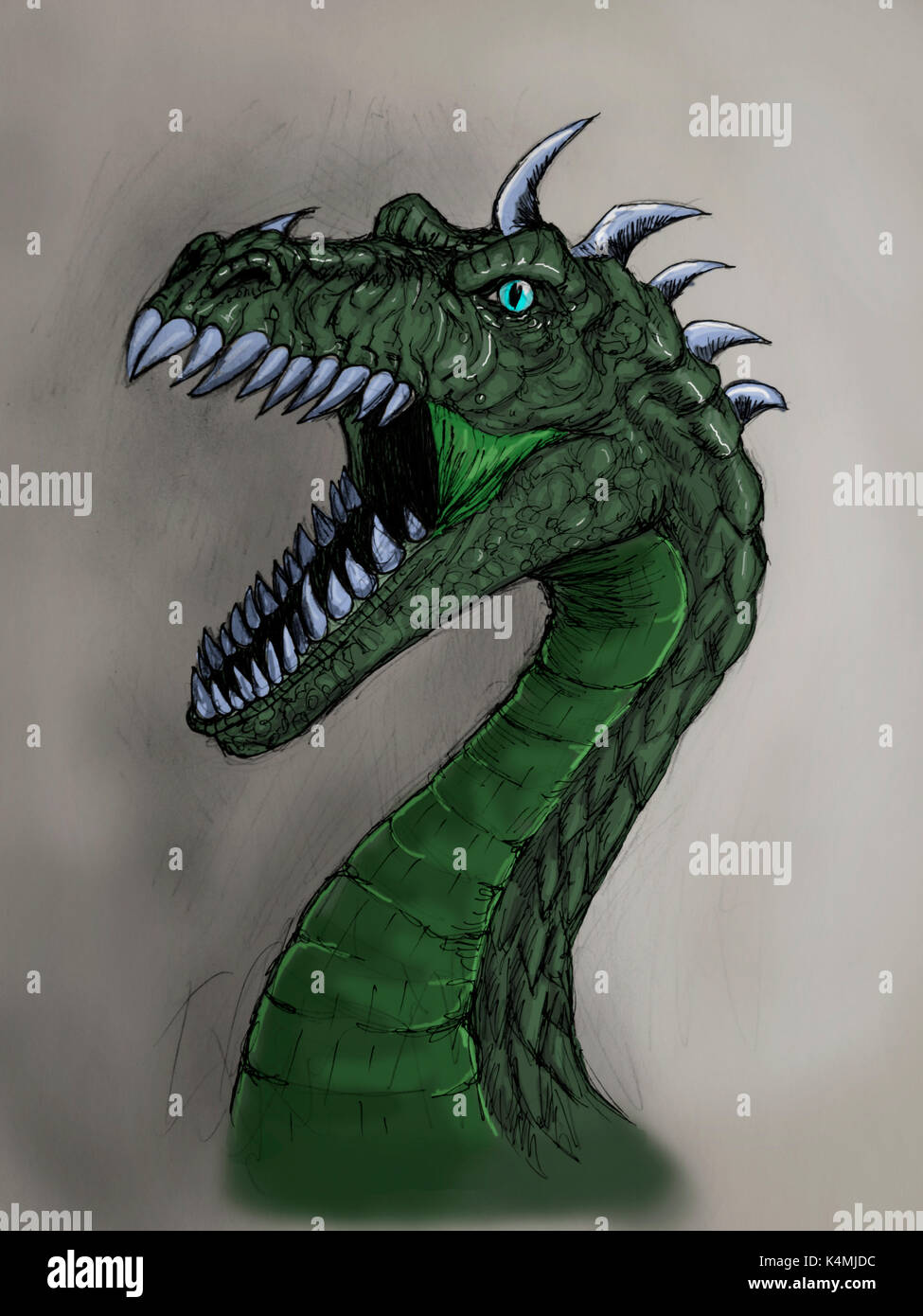 Jurassic park movie drawing hi-res stock photography and images - Alamy