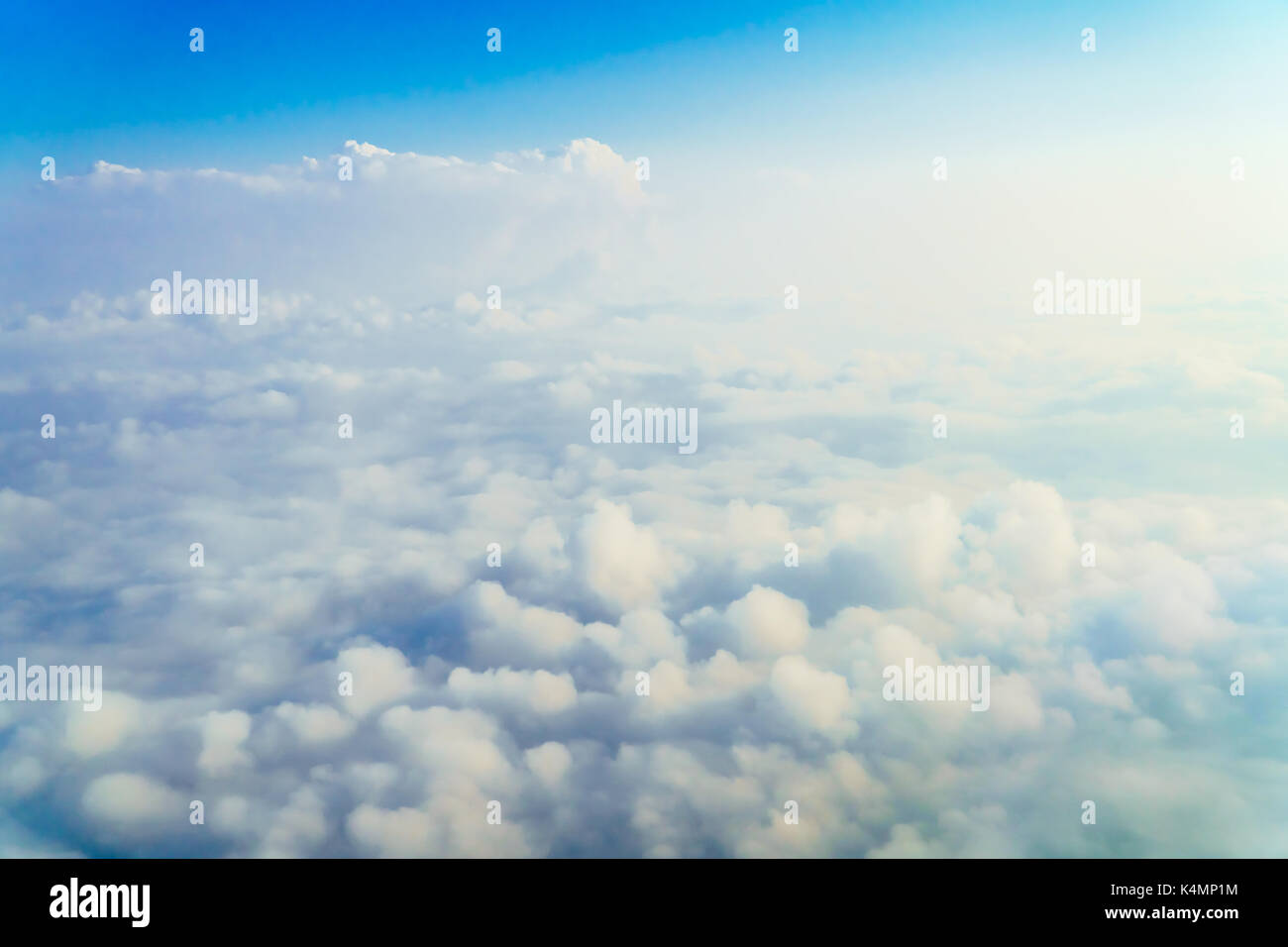 Beautiful Landscape Of Earth Clouds And Blue Horizon Stock Photo - Alamy