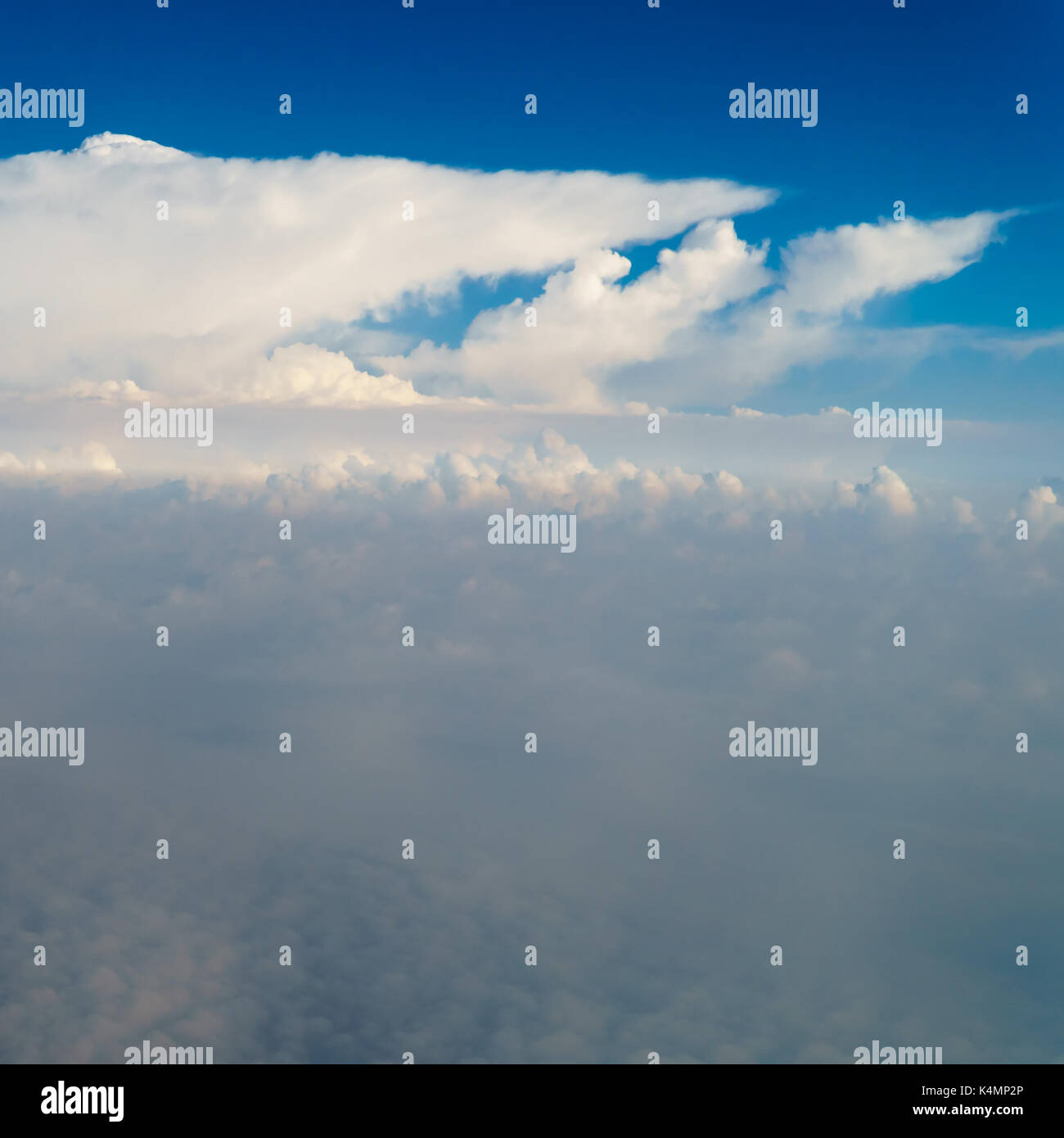 Beautiful Landscape Of Earth Clouds And Blue Horizon Stock Photo - Alamy