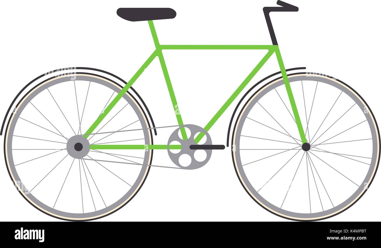 Object transport bike vehicle, isolated vector Stock Vector Image & Art ...