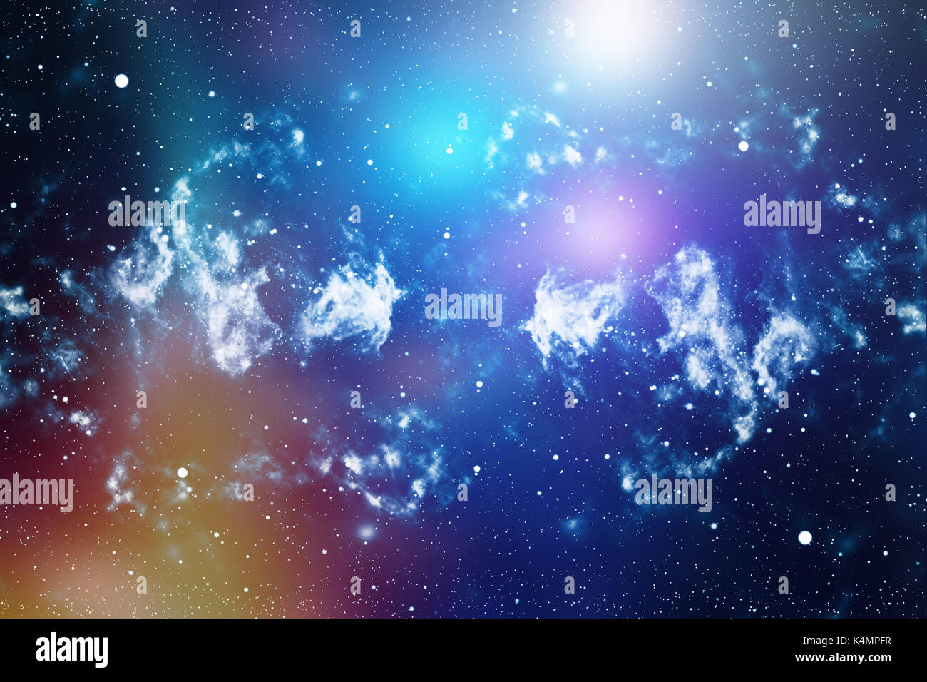 Cosmic abstract background with stars and nebulas Stock Photo - Alamy