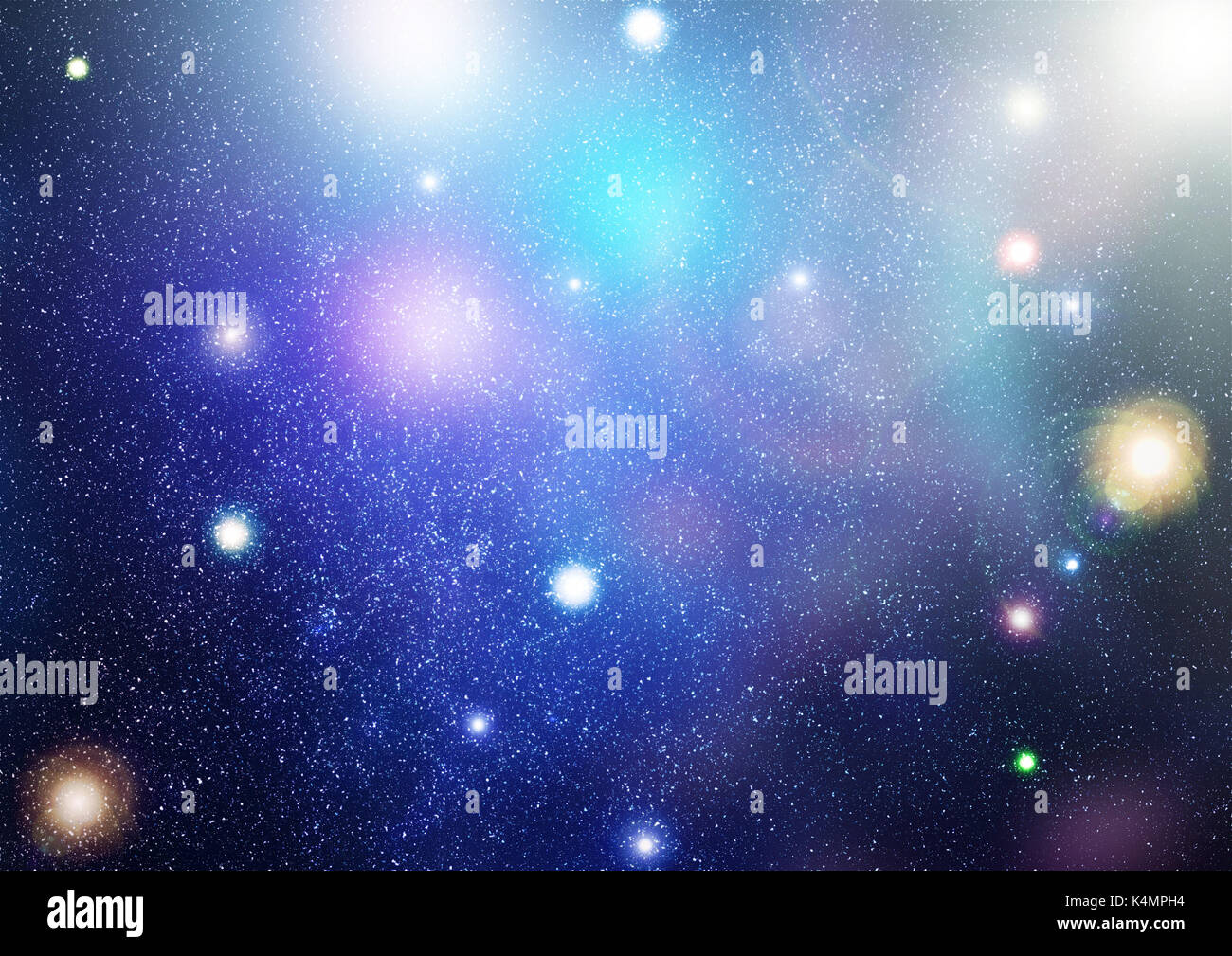 Cosmic abstract background with stars and nebulas Stock Photo - Alamy