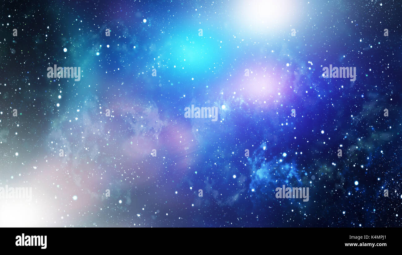 Cosmic abstract background with stars and nebulas Stock Photo - Alamy