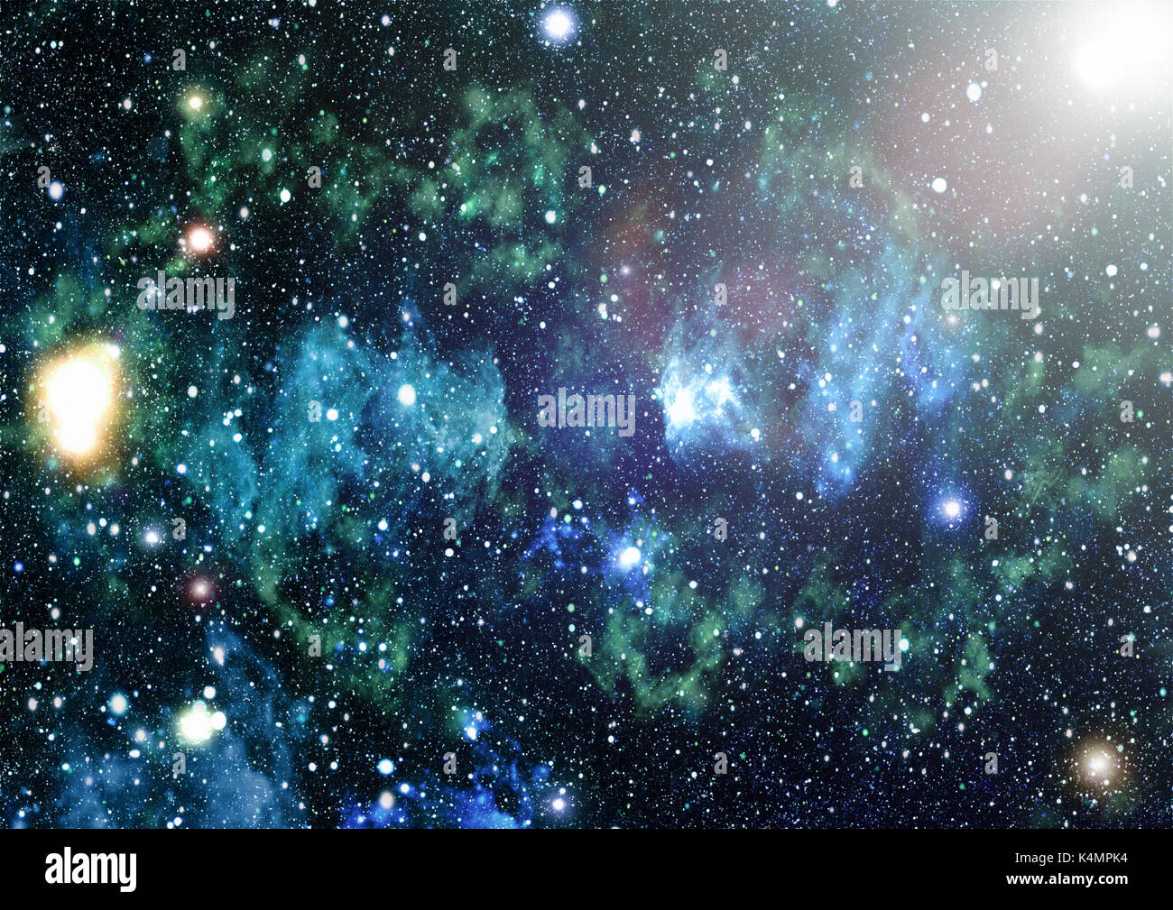 Cosmic abstract background with stars and nebulas Stock Photo - Alamy