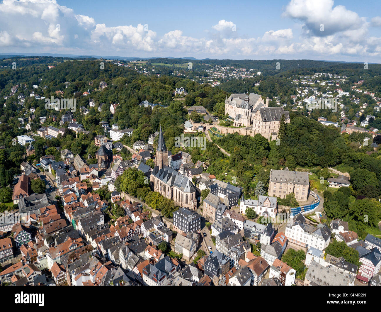 Old town of marburg hi-res stock photography and images - Alamy