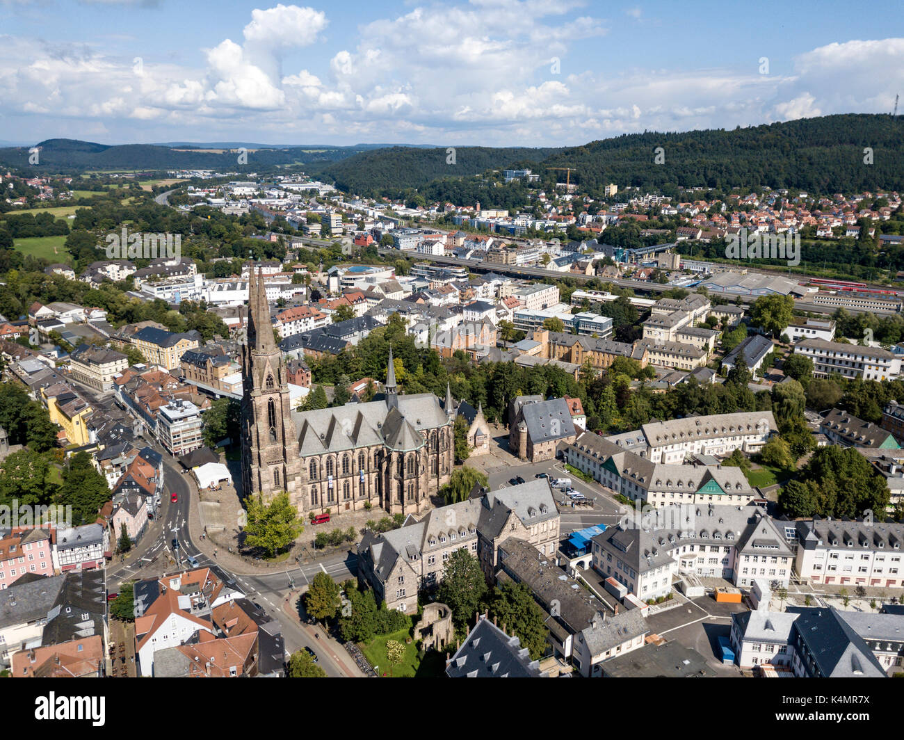 Old town of marburg hi-res stock photography and images - Alamy