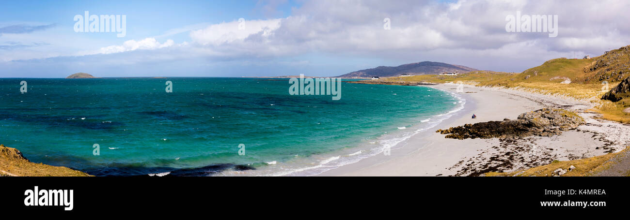 Panoramic view of Prince's Beach (Coileag a' Prionnnsa), island of ...