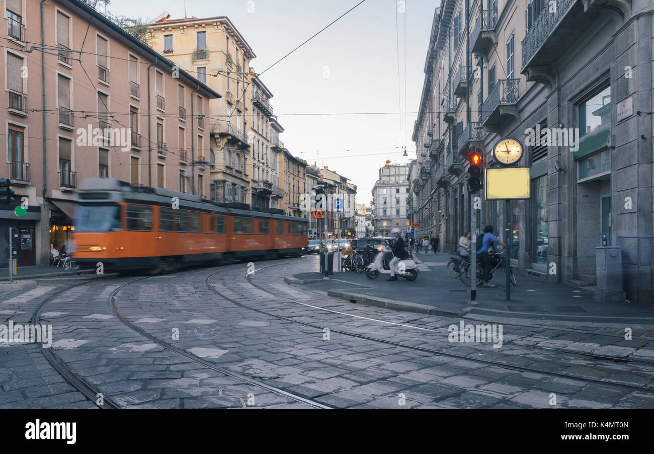 Milan trams hi-res stock photography and images - Alamy