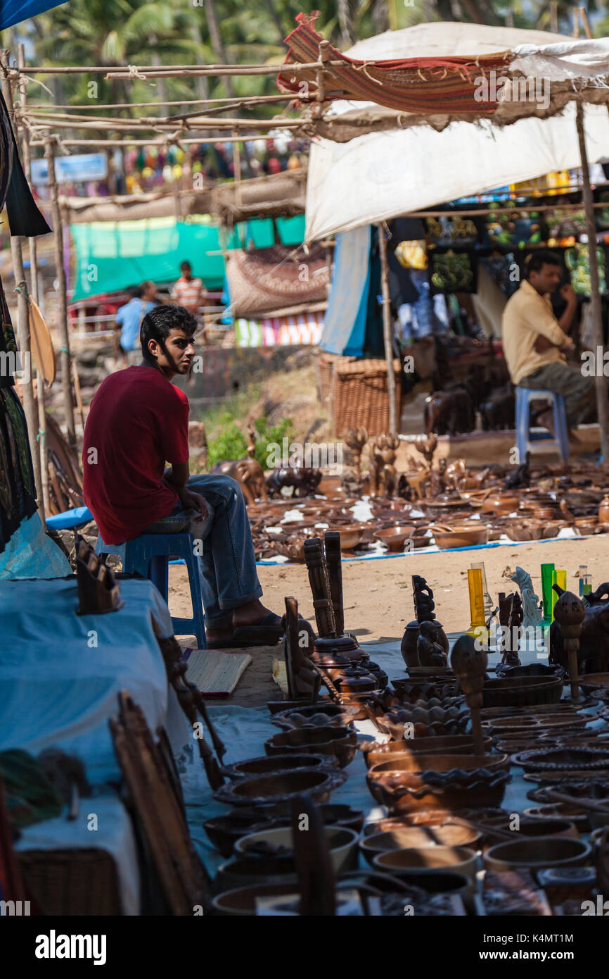 Goa Market in India Stock Photo - Alamy