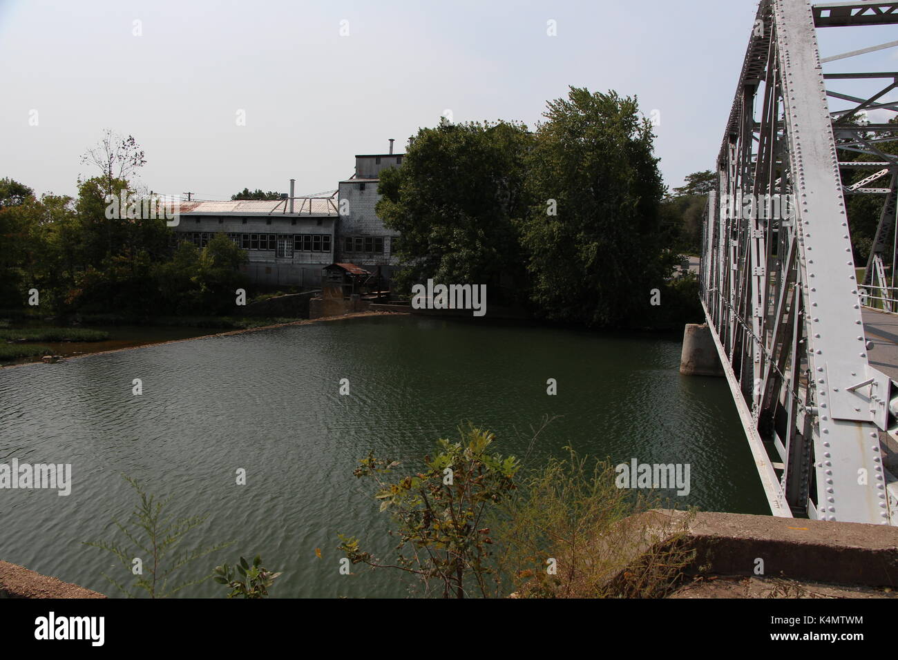 Ozark Mill with Finley River Bridge Stock Photo - Alamy