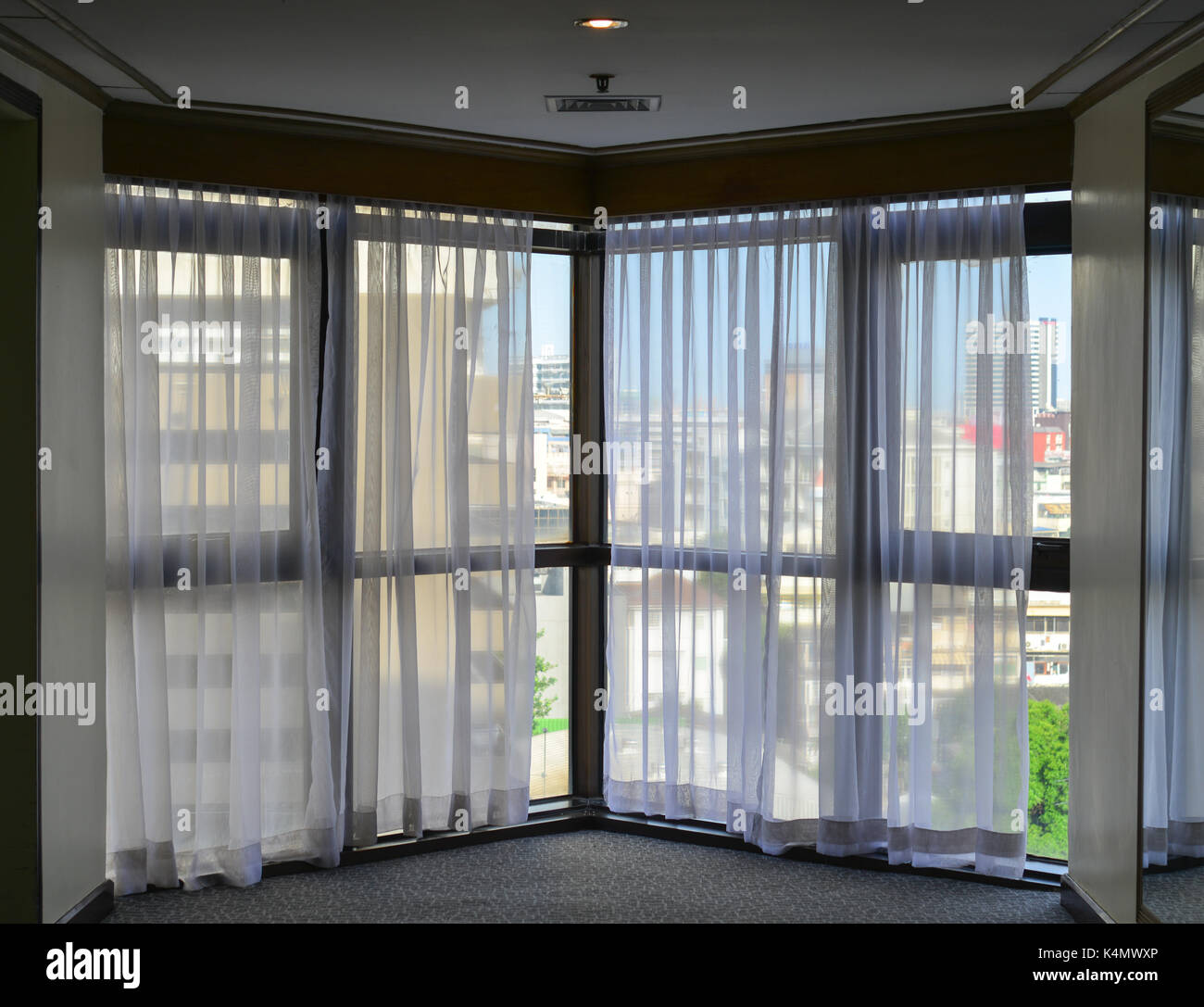 Sunset Through Curtains High Resolution Stock Photography and Images ...