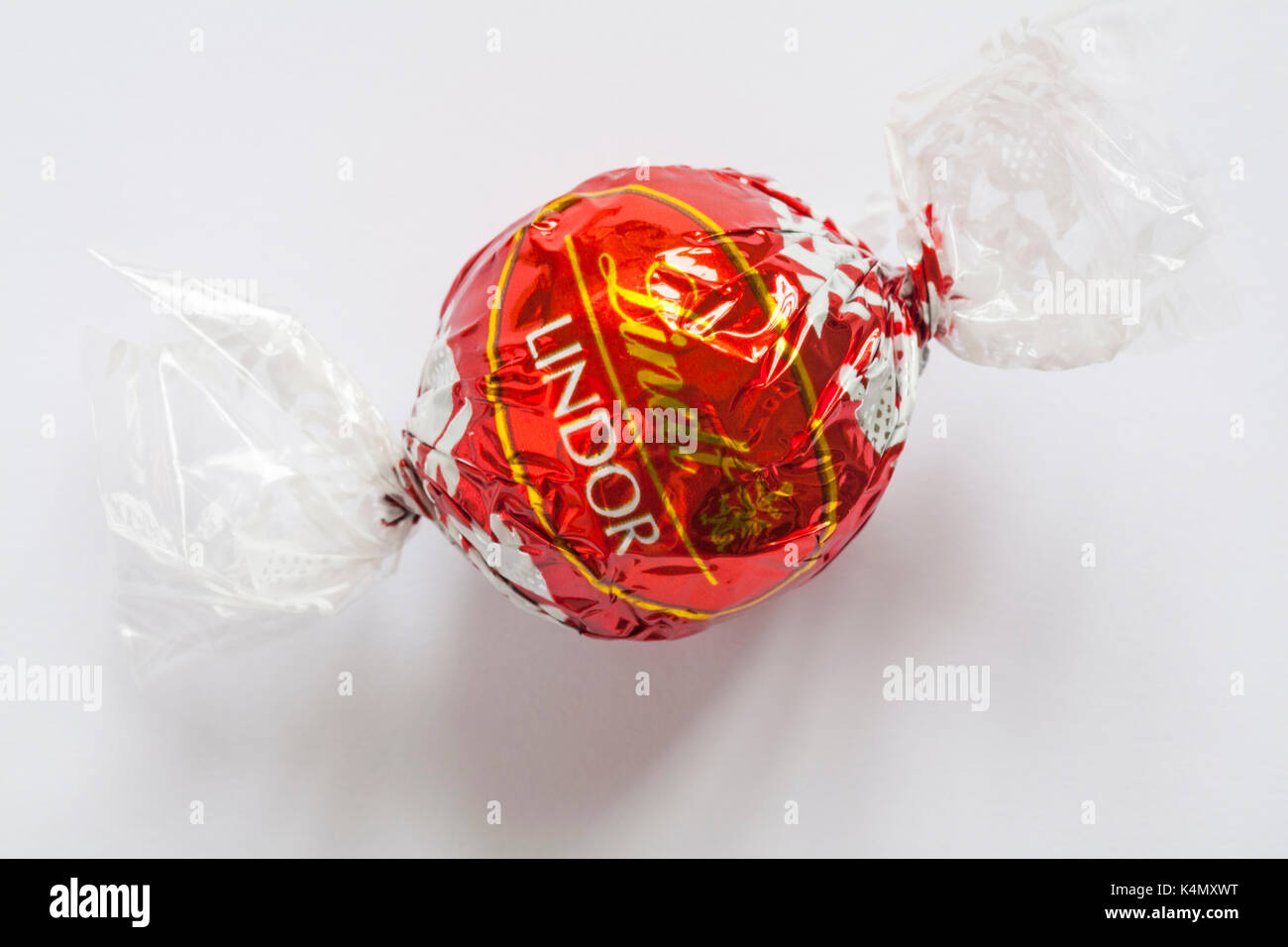 Lindt Lindor chocolate isolated on white background Stock Photo - Alamy