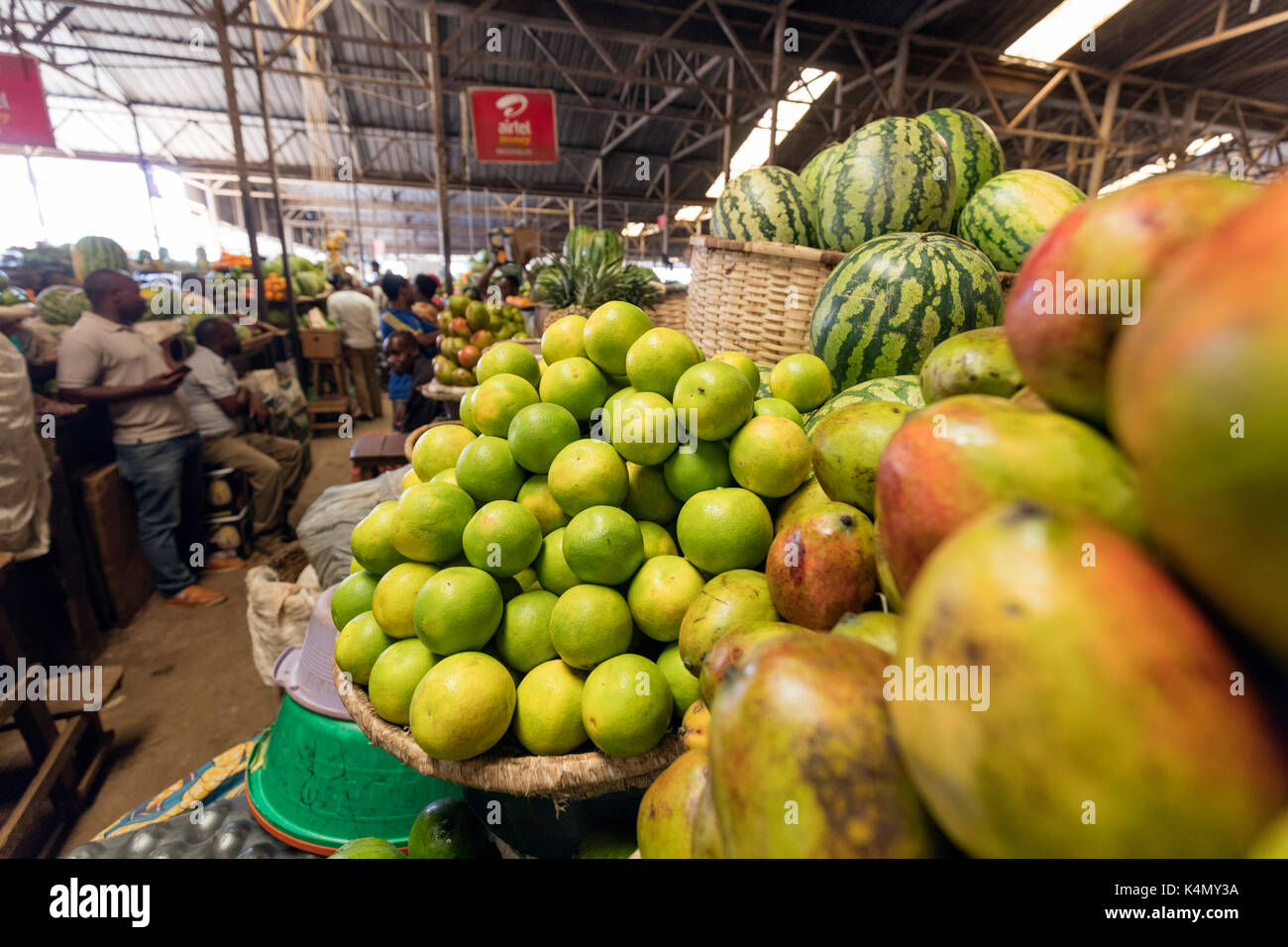 Fresh produce market, Kigali, Rwanda, Africa Stock Photo - Alamy