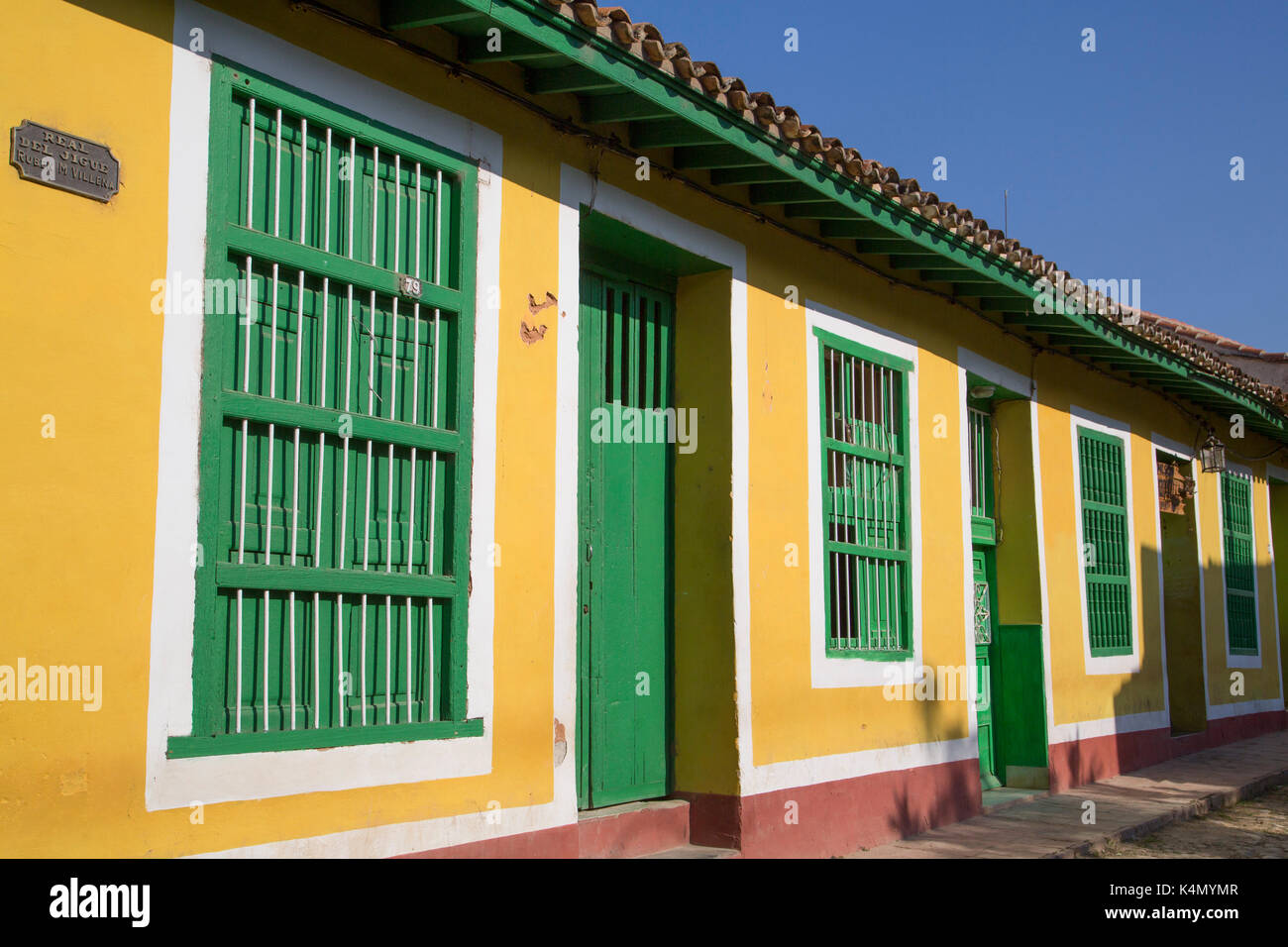 Traditional windows and doorways, Trinidad, UNESCO World Heritage Site ...