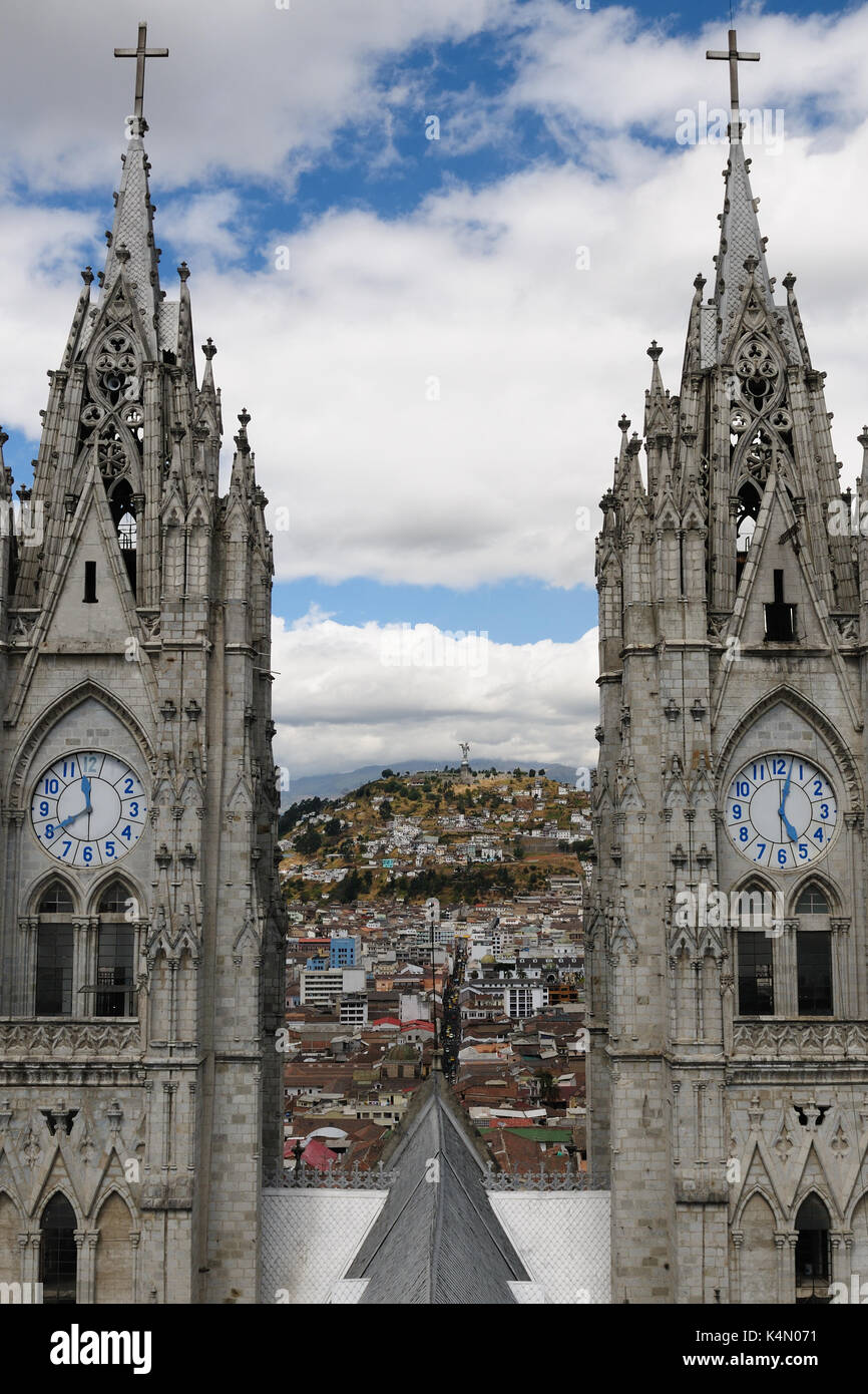Quito - the capital of Ecuador. Quito is a beautifllly set city, packed ...