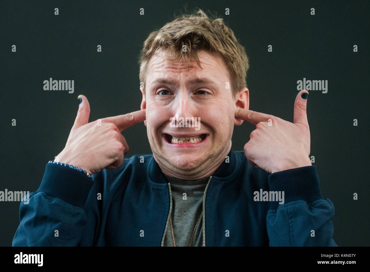 British comedian Joe Lycett attends a photocall during the Edinburgh ...