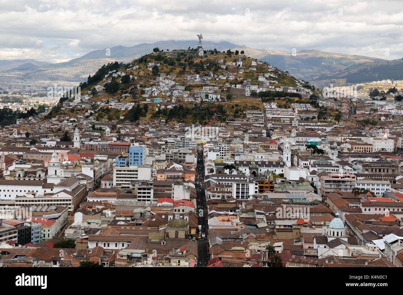 Quito - the capital of Ecuador. Quito is a beautifllly set city, packed ...