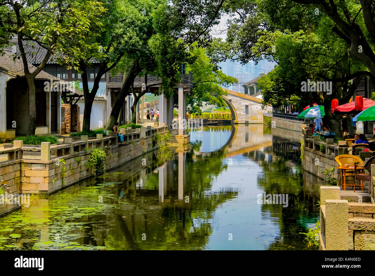 Ancient canal in Suzhou Stock Photo - Alamy