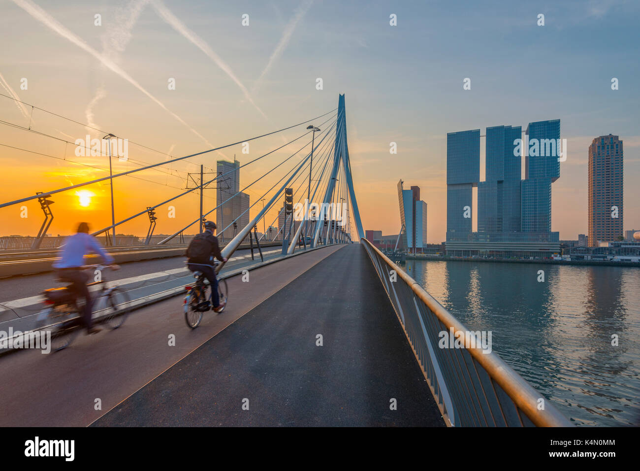 Cycle bridge rotterdam hi-res stock photography and images - Alamy