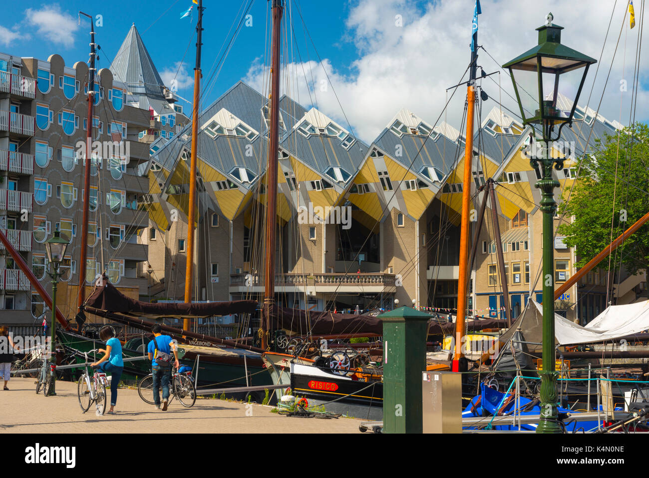 Cube houses (Pole Houses) (Tree Houses), Kubuswoningen, Rotterdam ...
