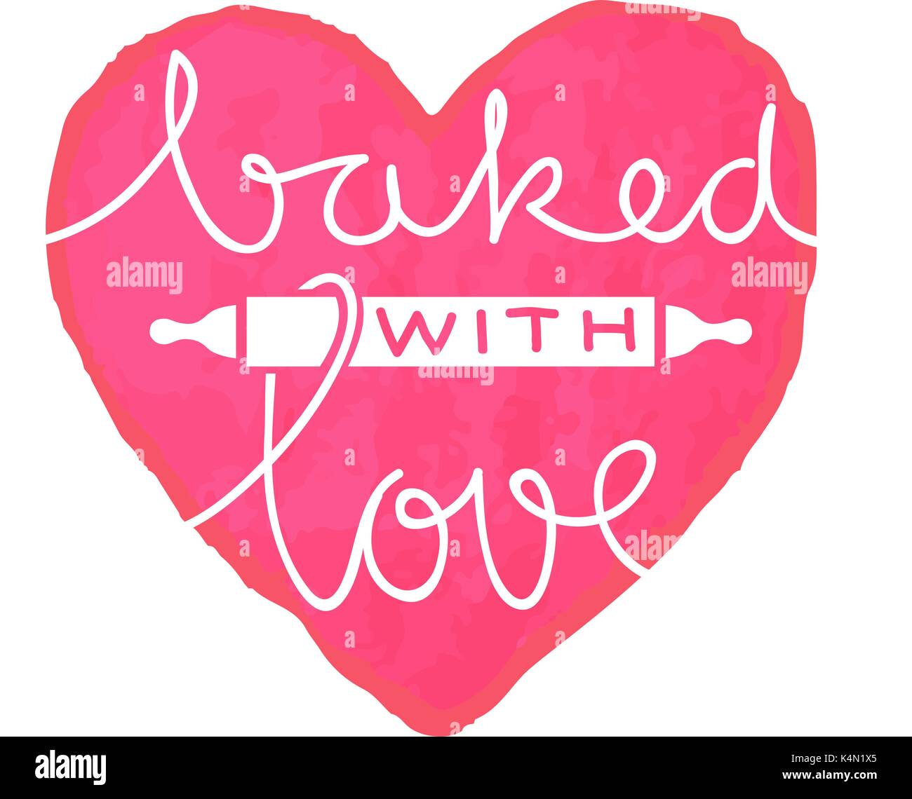 Cooking love love quote Stock Vector Images - Alamy