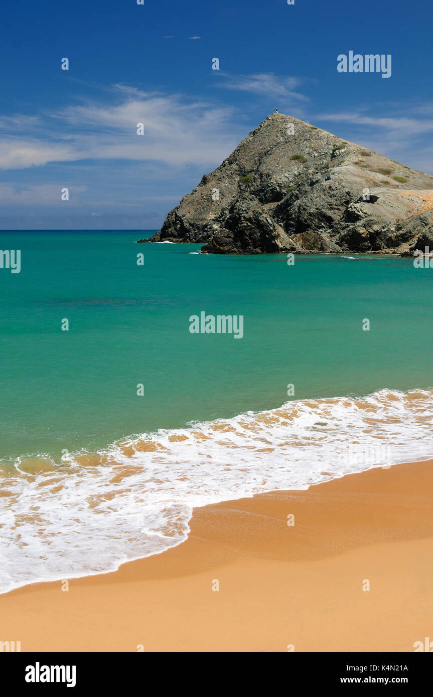 Colombia, wild coastal desert of Penisula la Guajira near the Cabo de ...