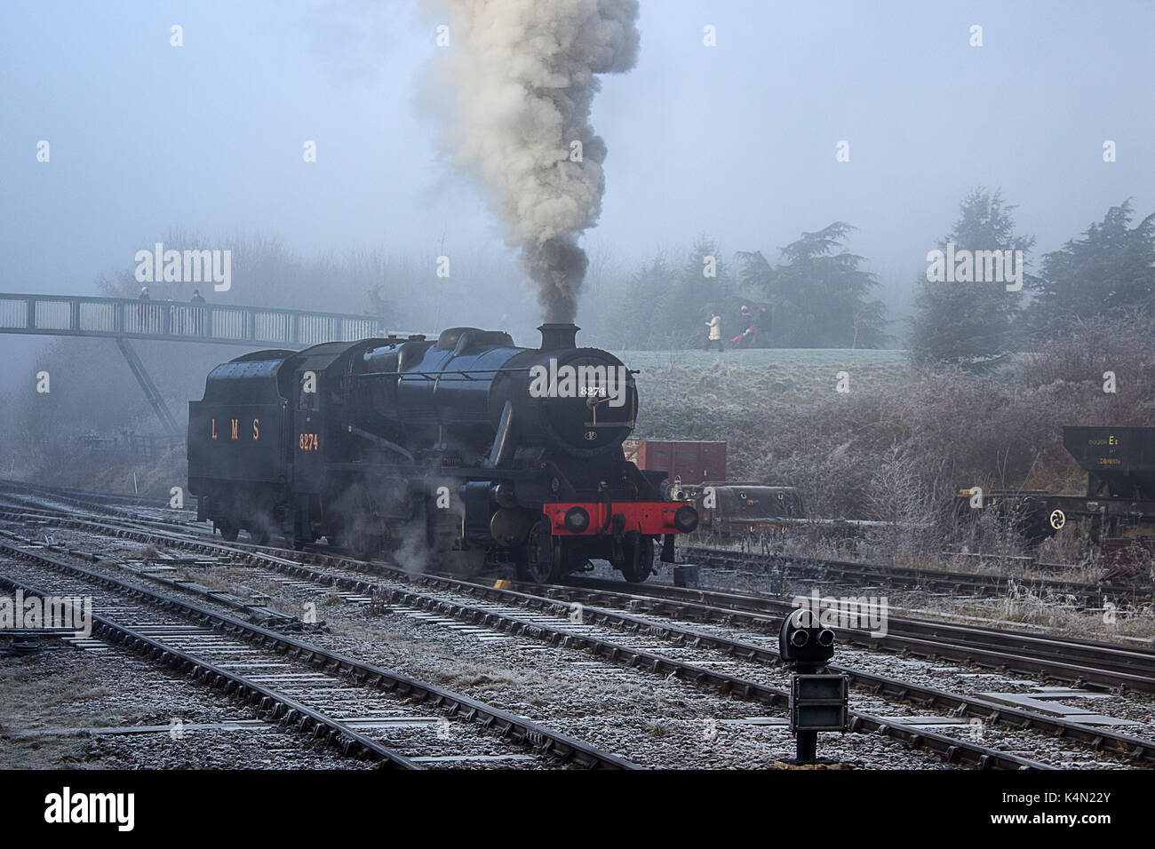Lms stanier class 8f steam locomotive hi-res stock photography and ...