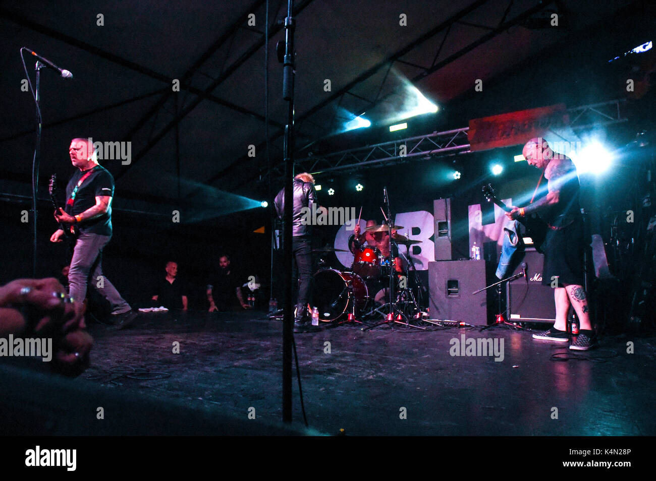 Ross Lomas, Collin Abrahall, Scott Preece and Colin Blyth of GBH ...