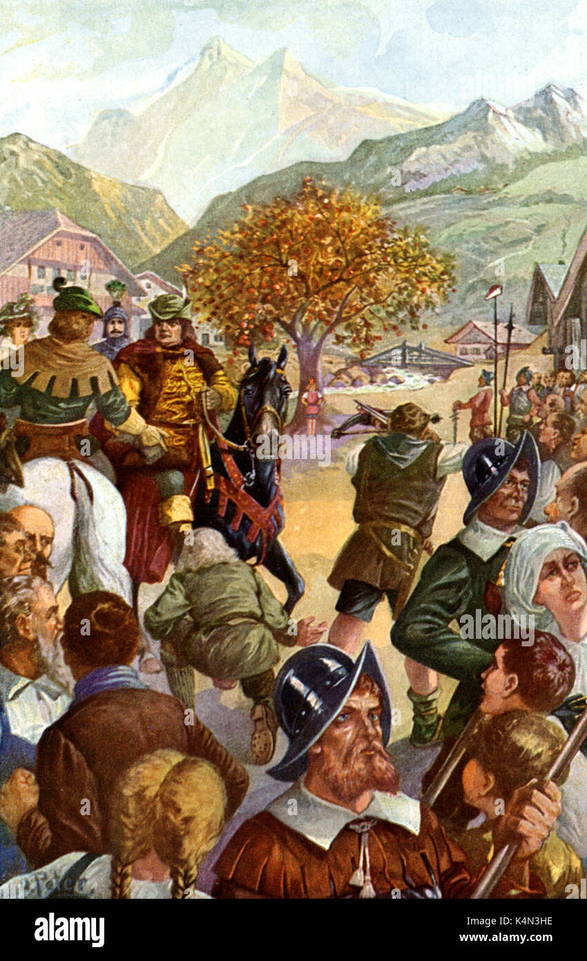 TELL, William Swiss folk hero - subject of operas by ROSSINI (1829 ...