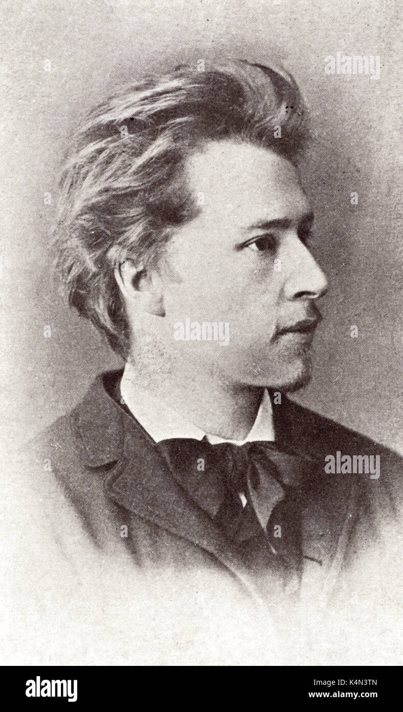 Hugo Wolf aged 25 Austrian composer (1860 - 1903 Stock Photo - Alamy