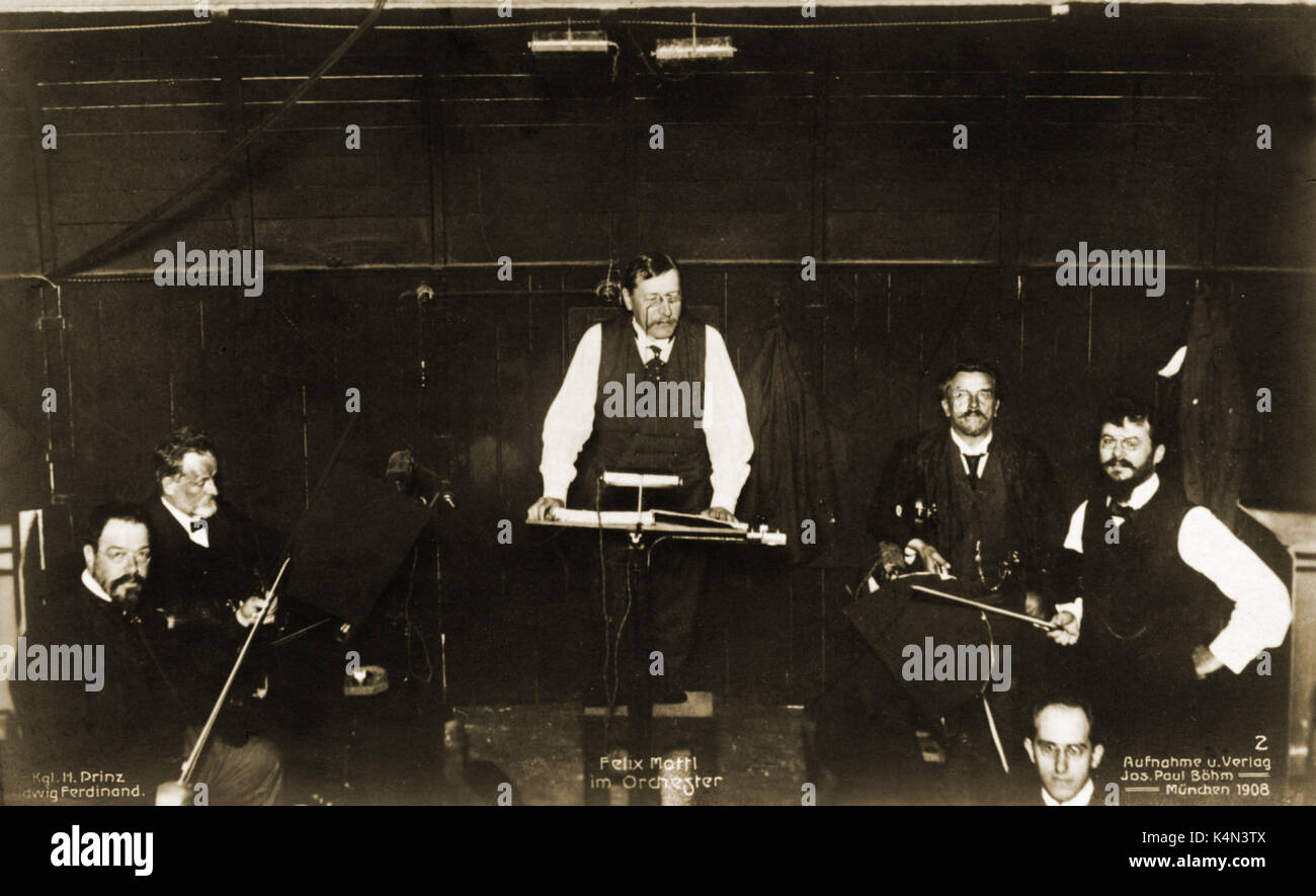 MOTTL, Felix (Josef) conducting Austrian composer and conductor (1856 ...