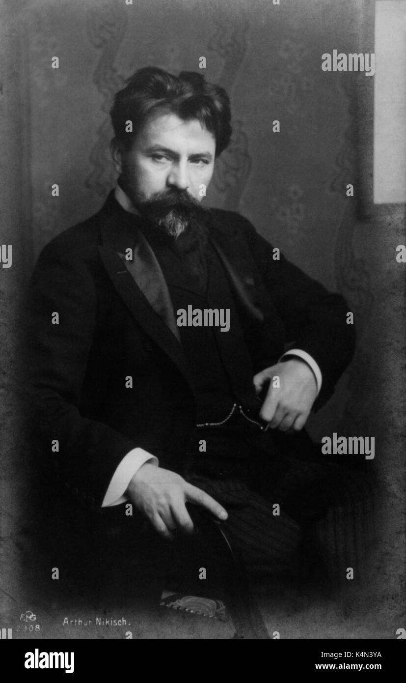 Arthur Nikisch - Hungarian / German conductor AN: 12 October 1855 – 23 ...