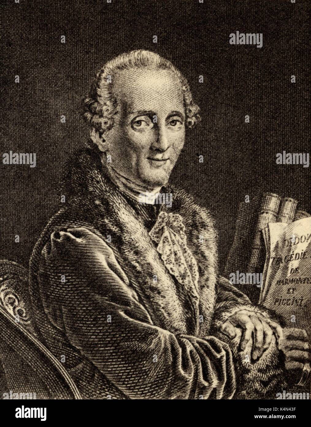 Niccolo Piccinni - portrait. Italian opera composer, 1728-1800 Stock ...