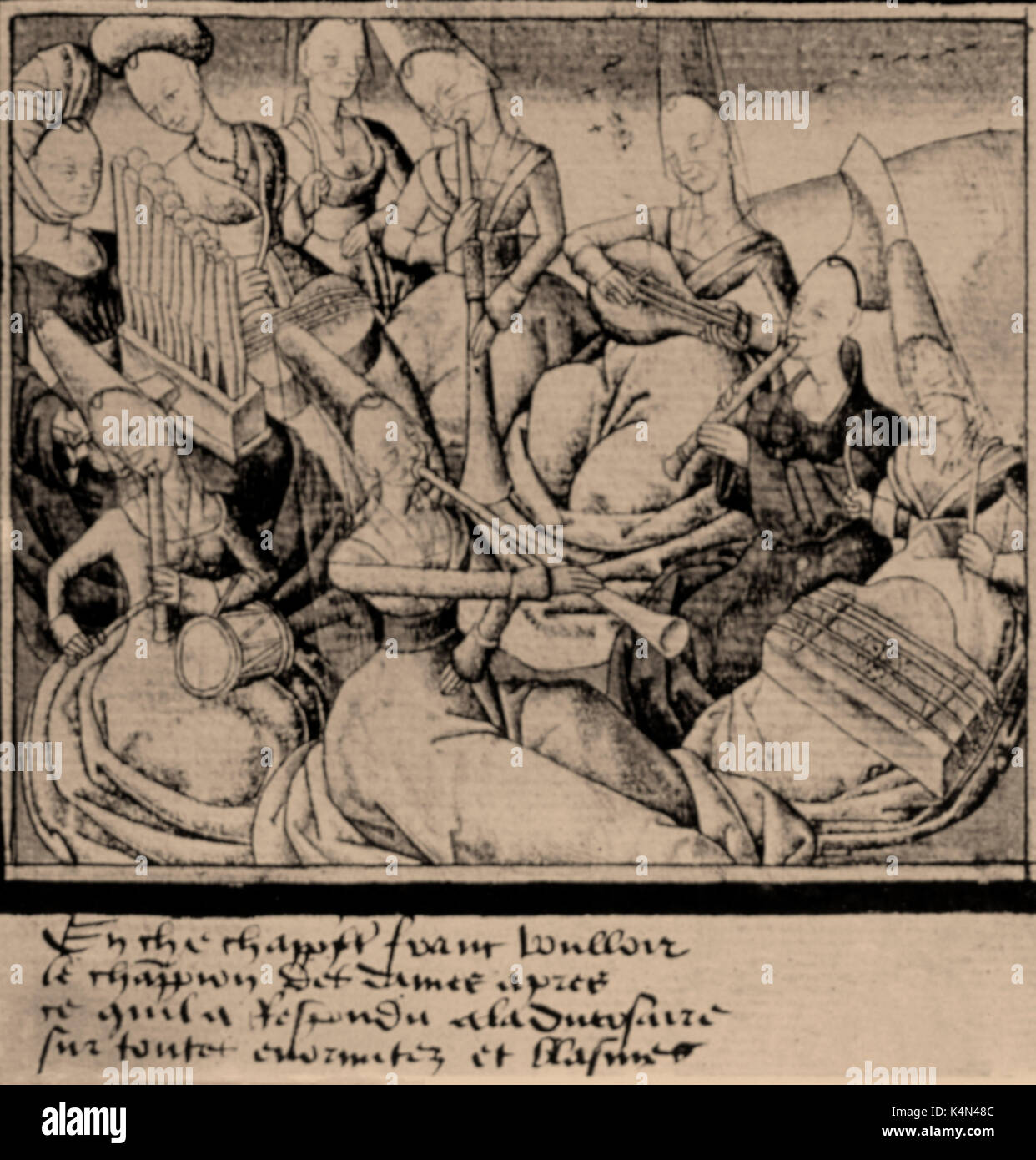 Medieval musicians hi-res stock photography and images - Alamy