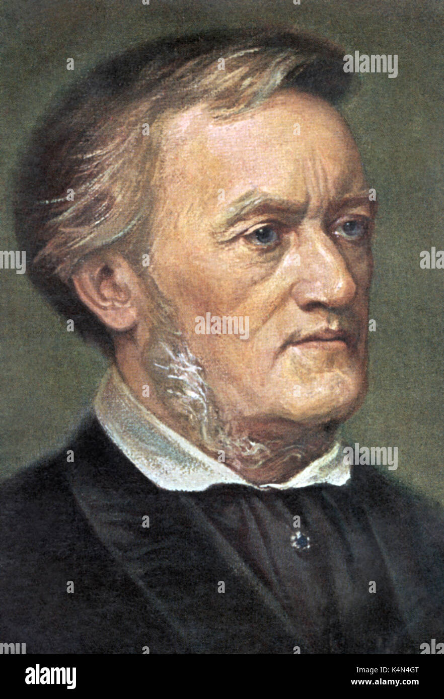 WAGNER, Richard German composer & author, 1813-1883 Stock Photo - Alamy