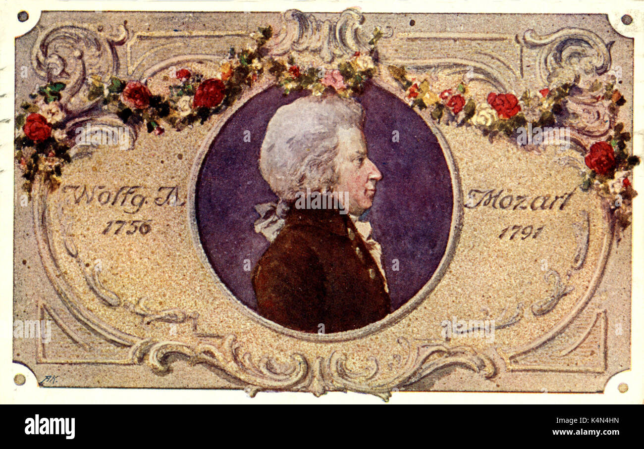 Wolfgang amadeus mozart portrait hi-res stock photography and images - Alamy