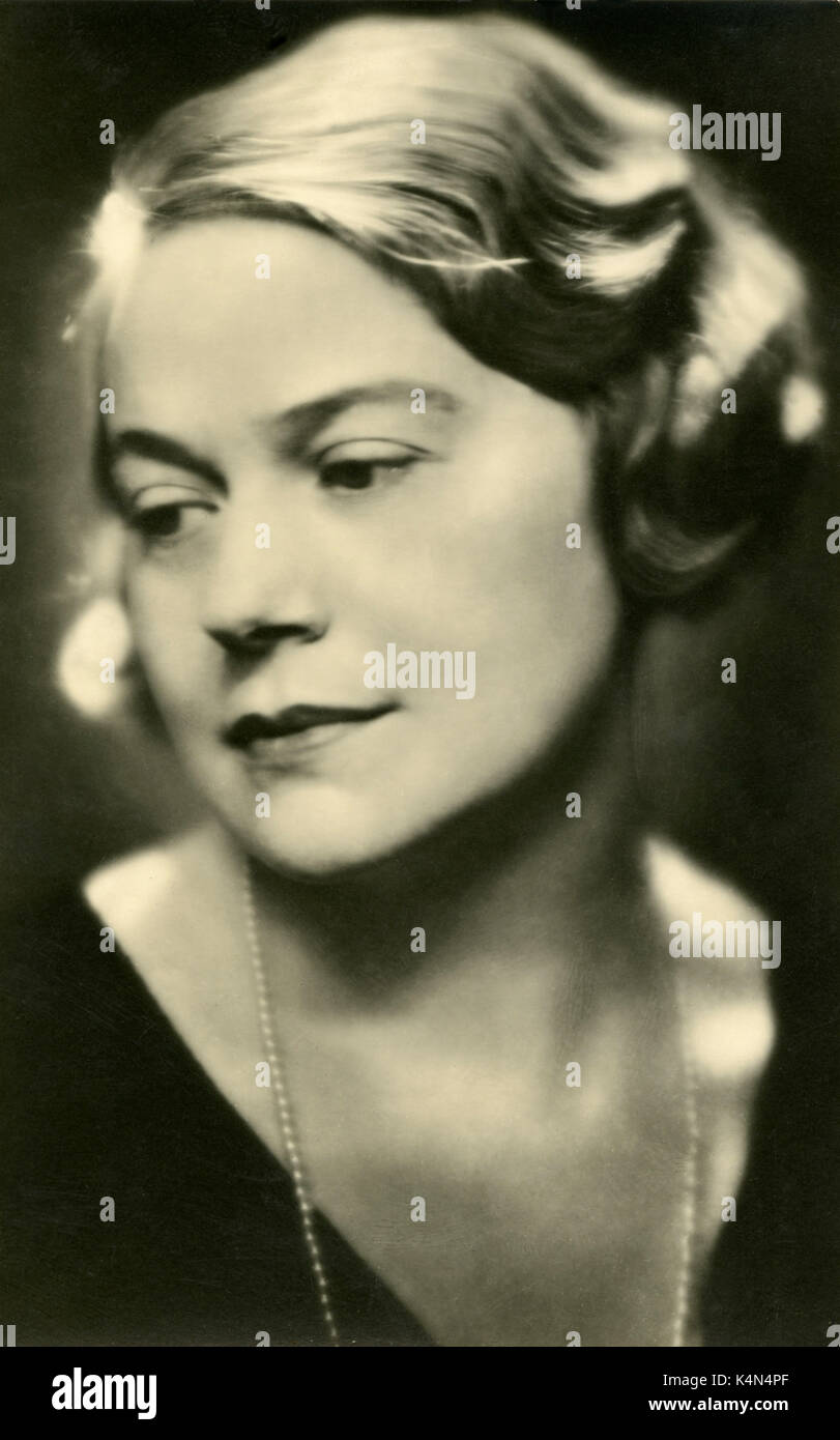 Jo Vincent portrait. Concert singer, with beautiful soprano voice. Born ...